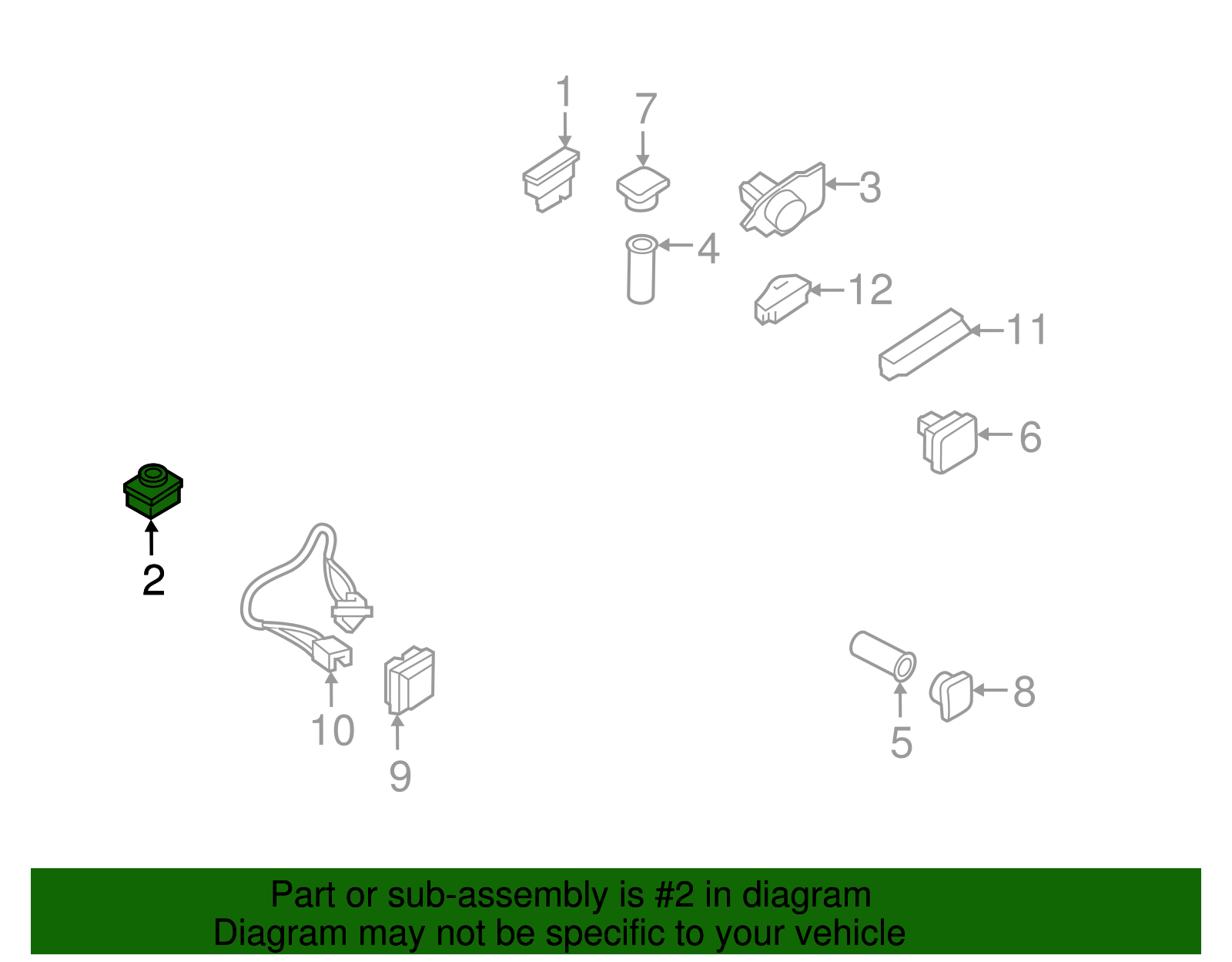 2018-2021 Ford Expedition Select Switch JL1Z-14B596-BA | Ford OEM Parts ...