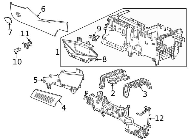 2021-2022 Cadillac F Applique 84735841 | QuirkParts