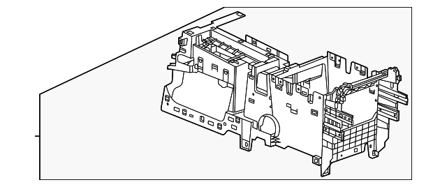 Jet Black Front Floor Lower Console 87831501 GM | GMPartsDirect.com