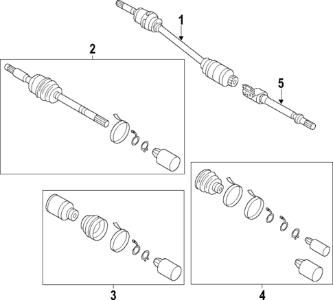 Axle Shafts & Joints for 2016 Hyundai Tucson | OEM Parts Online
