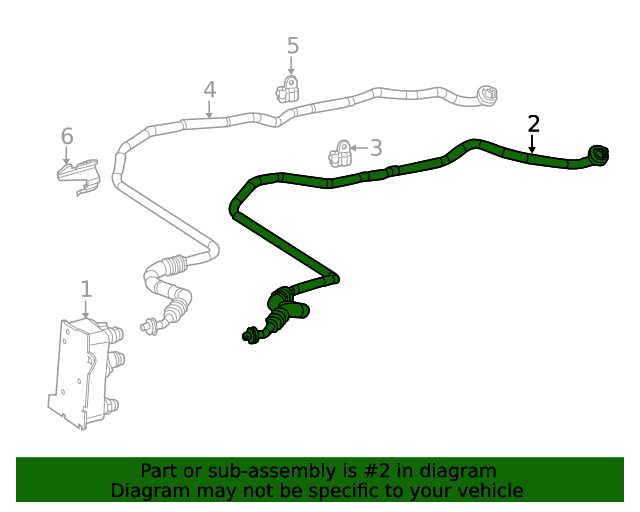 176-270-03-00 - Feed Line 2019-2023 Mercedes-Benz G 550 | Mercedes-Benz ...