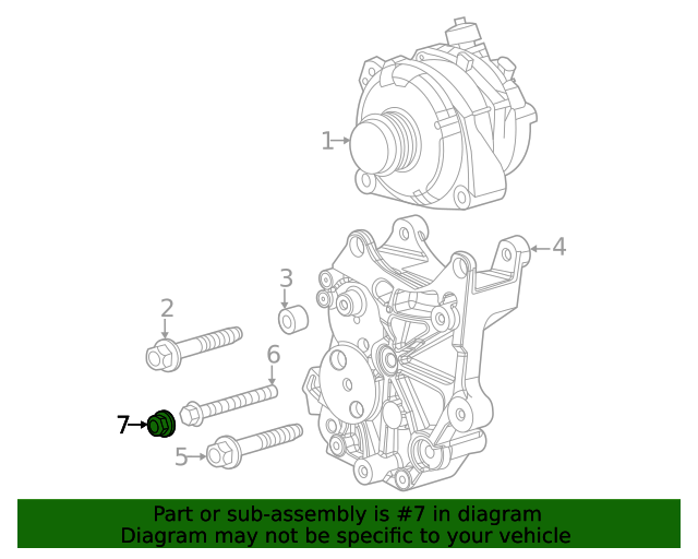 2015-2023 GM Multi-Purpose Nut 11546378 | GMPartsDirect.com