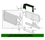 2018-2021 GM Upper Radiator Air Baffle 84618992 GM | GMPartsDirect.com
