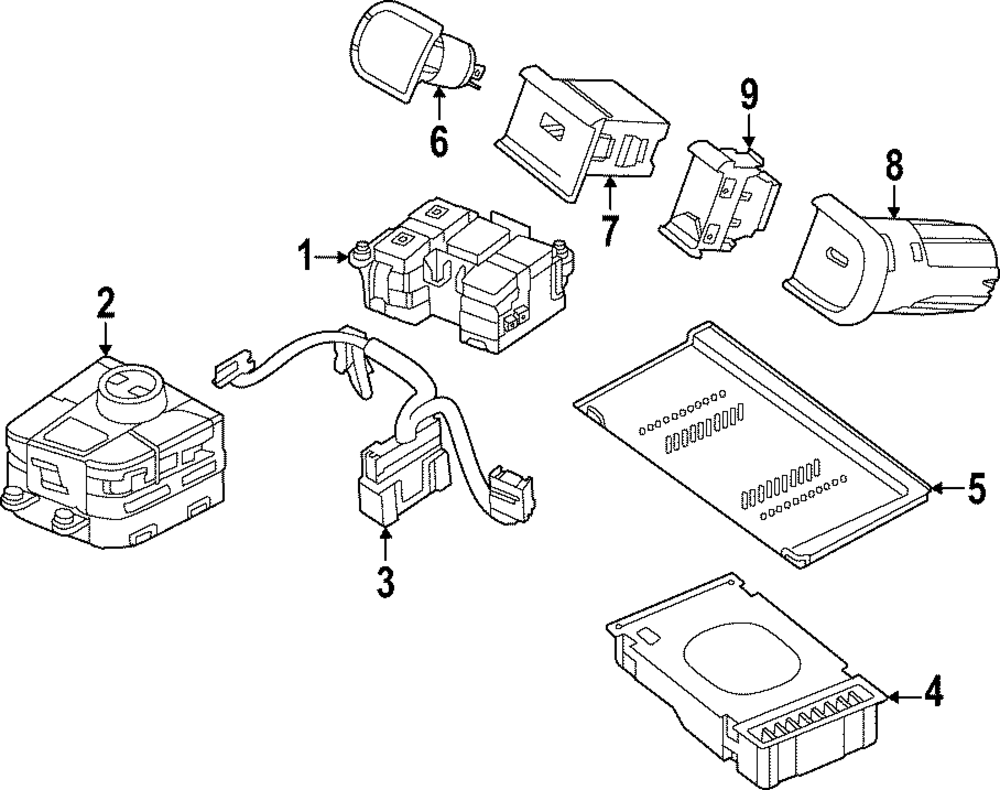 96122-DW000 - USB Port 2023-2025 Kia Sportage | Kia.Parts Store