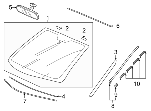 2015-2021 Honda Side Molding Lower Clip 91570-T5A-J02 | hondapartswd