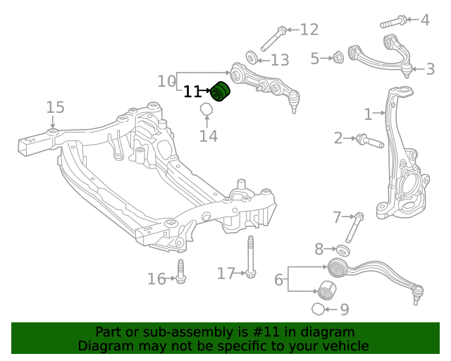 2017-2021 Mercedes-Benz Bushing 205-352-30-01 | MB OEM Parts