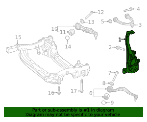 2019-2023 Mercedes-Benz Steering Knuckle 290-330-66-00 | MB OEM Parts