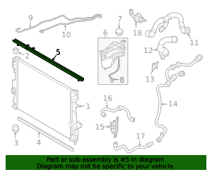2012-2023 Land Rover Radiator Mount Bracket LR044300 | AutoNationParts.com