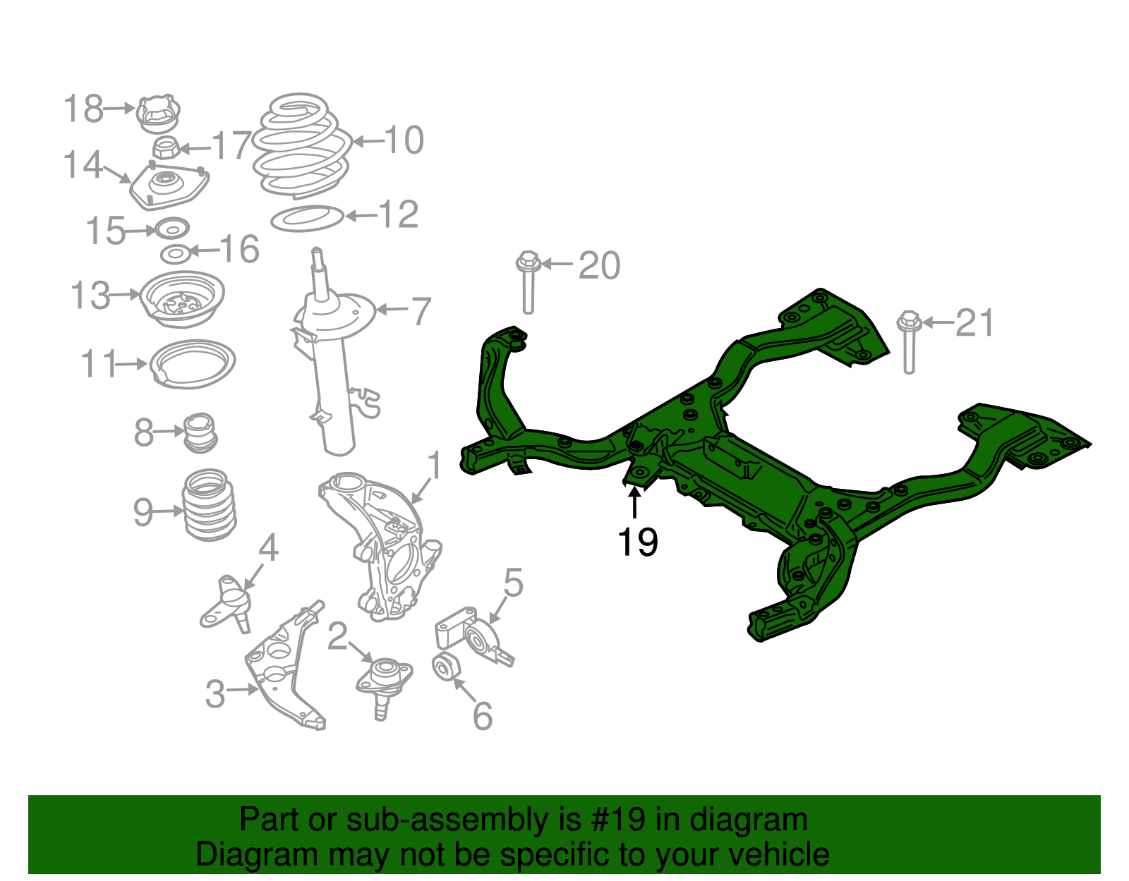 2002-2008 Mini Cooper Suspension Cross-Member 31-10-6-763-721 | BMW ...