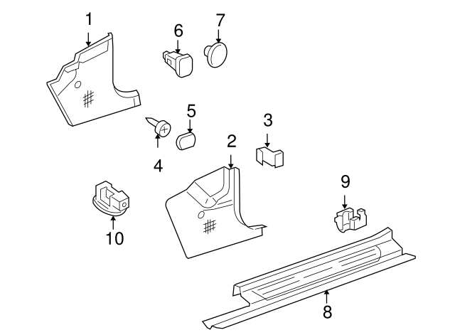001-988-15-35 - 12 Volt Accessory Power Outlet Cover 1992-2011 Mercedes ...