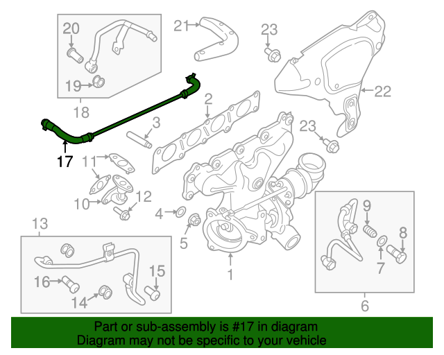 LR045337 - Water Pipe 2012-2017 Land Rover | Land Leaping Genuine ...