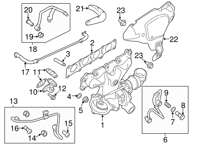 2012-2017 Land Rover Oil Return Tube Gasket LR032083 | Land Rover Parts ...