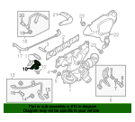Genuine OEM Oil Return Tube Part# LR075622 Fits 2012-2017 Land Rover ...