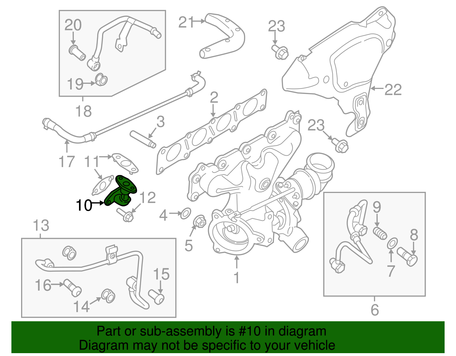 2012-2017 Land Rover Oil Return Tube LR075622 | OEM Parts Online