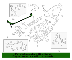 LR045337 - Water Pipe 2012-2017 Land Rover | Land Leaping Genuine ...