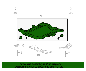 23278108 - Front Engine Cradle with Insulators 2009-2017 GM | Chevrolet ...