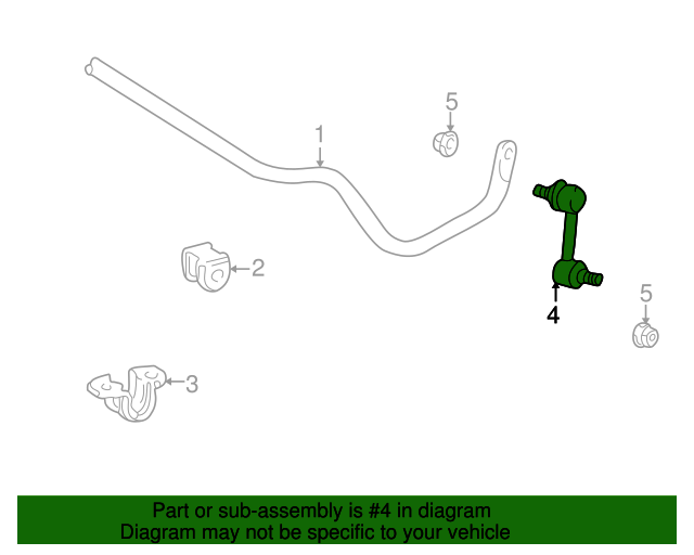 48820-24010 - Stabilizer Link Assembly - 1986-2005 Toyota | OEM Genuine ...