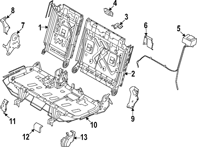 2022-2024 Nissan Pathfinder Outer Bracket 886D6-6TD0A | Temecula Nissan ...