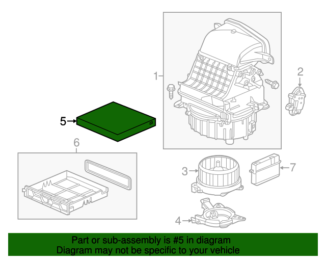80292-SDA-407 - Cabin Air Filter 2004-2022 Acura | AutoNation Parts