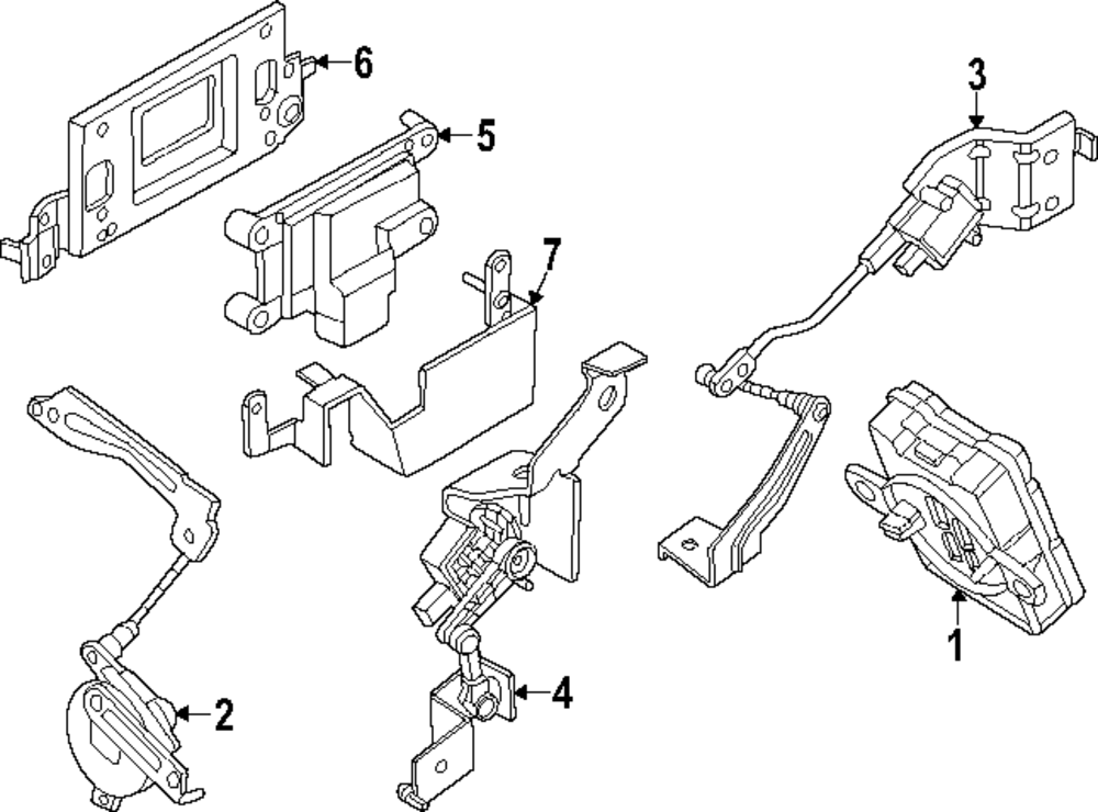 2024 Ford Ranger Height Sensor MB3Z-3C097-G | OEM Parts Online