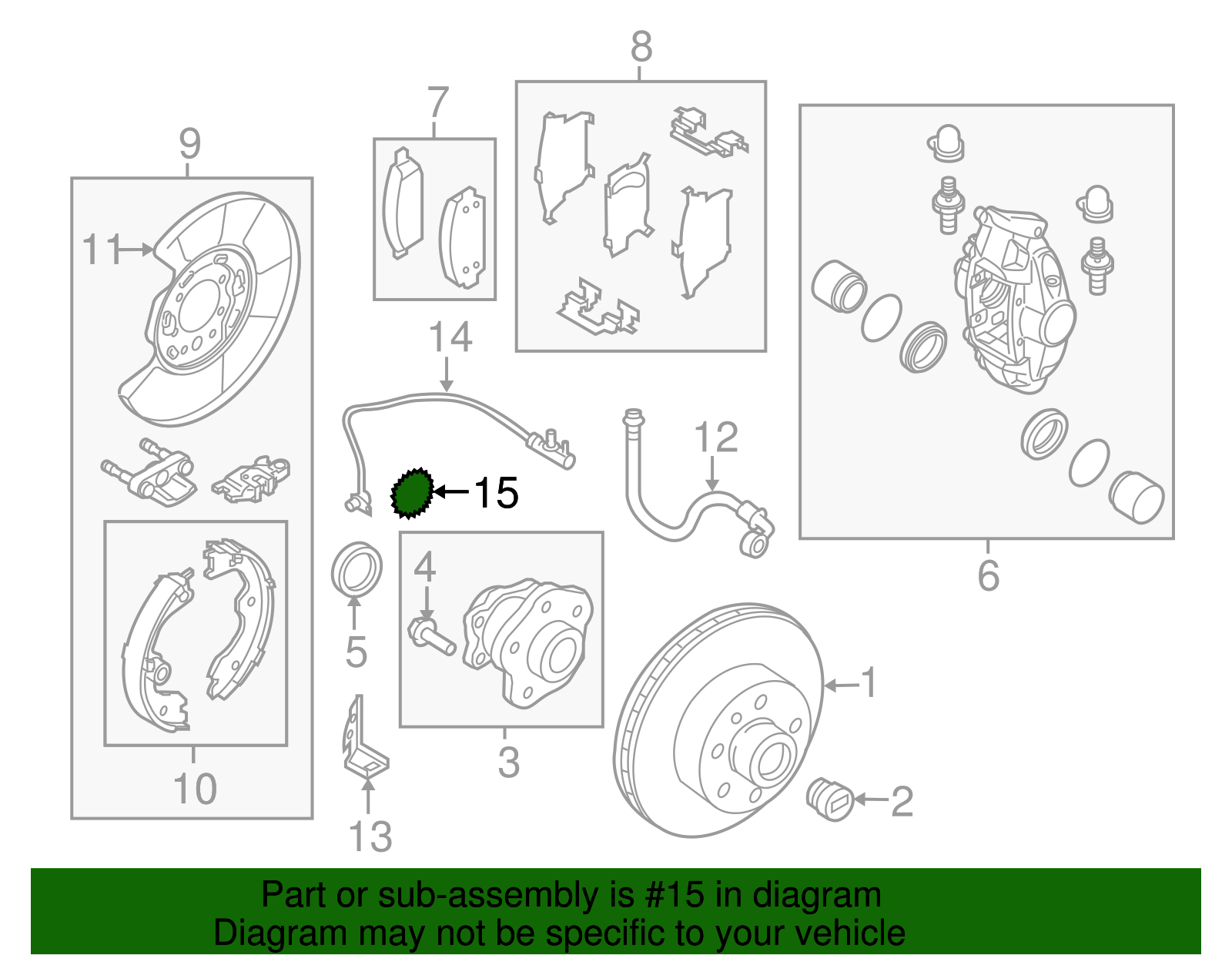 2009-2025 Nissan ABS Rotor 47950-EG000 | Nissan Parts Central