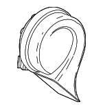 2015-2022 GM Low Note Horn 42385696 GM | GMPartsDirect.com