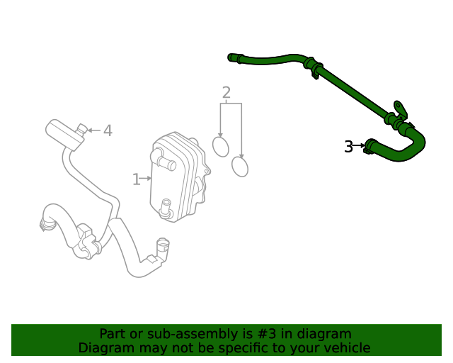 LC3Z-6A715-A 2020 Ford Water Pipe | Fairway Ford Parts