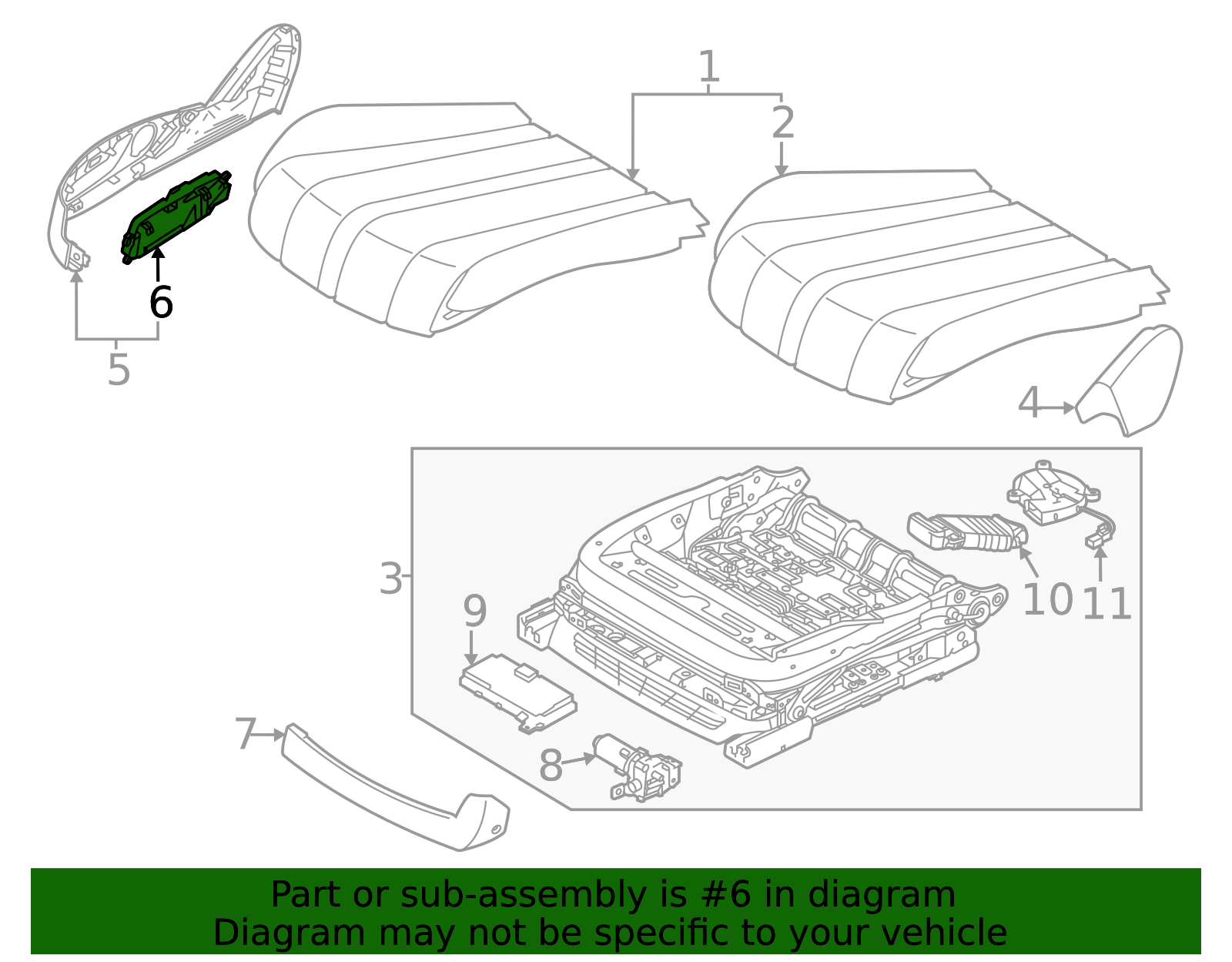 88080-AR100-VNB - 2022-2024 Genesis GV70 - Switch | Hyundai Parts Express