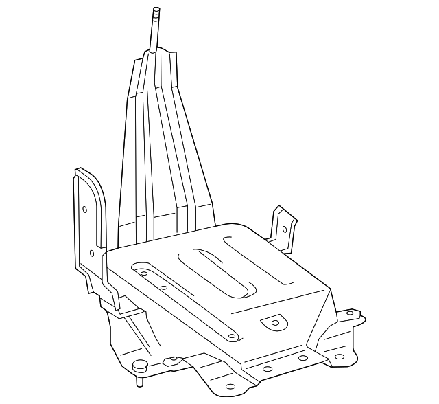 Genuine Toyota Battery Tray part# 53771-06090 for 2012-2017 Toyota ...