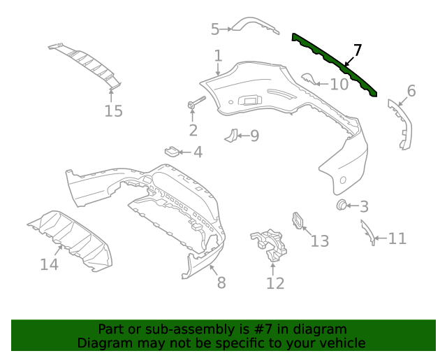 253-885-44-05 - Lower Trim 2020-2021 Mercedes-Benz GLC 63 AMG ...