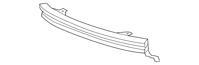 2007-2014 GM Front Bumper Impact Bar 25947497 GM | GMPartsDirect.com