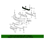 2007-2014 GM Front Bumper Fascia Bracket 22742861 GM | GMPartsDirect.com