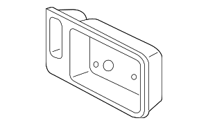 2010-2017 GM Passenger Side Rear Exterior Door Handle 23489985 GM ...