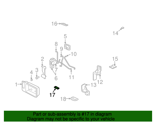 2006-2024 GM Door Lift Support Wedge 25948485 GM | GMPartsDirect.com