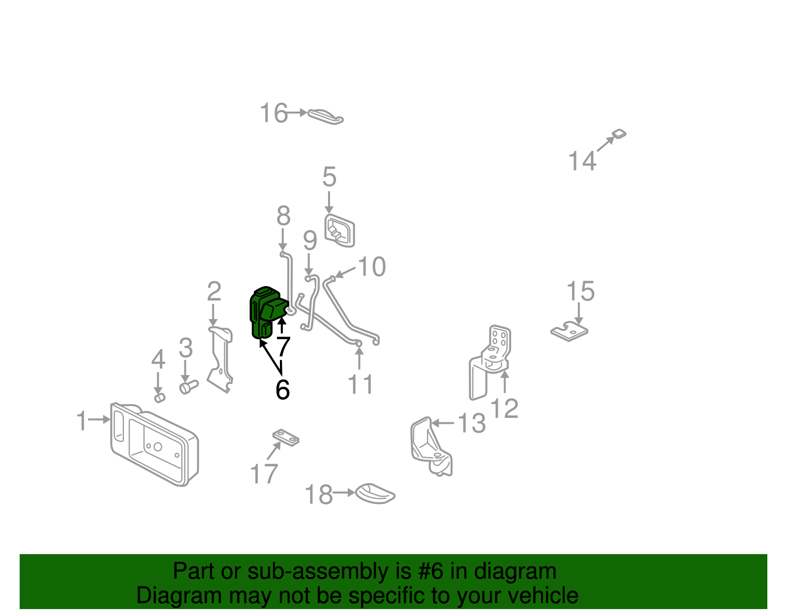 2025 GM Door Lock Actuator Motor 86593005 | OEM Parts Online