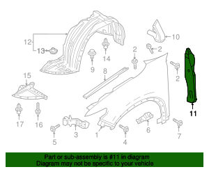 2016-2023 Mazda CX-9 Rear Insulator TK48-56-396 | Florida Mazda Parts