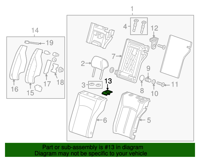 2011-2017 GM Latch Cover 95217961 | GMPartsDirect.com