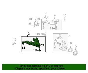 1998-2007 Lexus LX470 Lower Control Arm 48640-60010 | OEM Parts Online