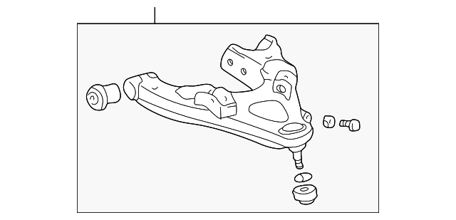 1998-2007 Lexus LX470 Lower Control Arm 48640-60010 | OEM Parts Online