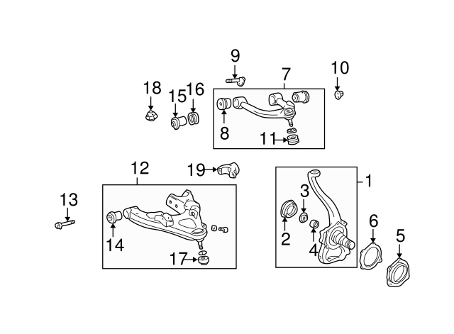 1998-2007 Lexus LX470 Bearing 90364-33011 | OEM Parts Online