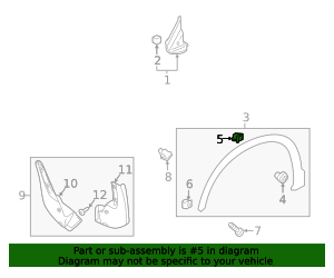 91513-SYP-003 - Clip, Over Fender 2010-2021 Honda | Honda Parts Online