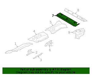 Genuine BMW 51-48-7-424-935 | Exhaust Heat Shield | FREE Shipping on ...