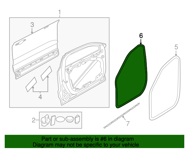 2020 Volvo XC60 Weather-Strip On Body 32229253 | TascaParts.com
