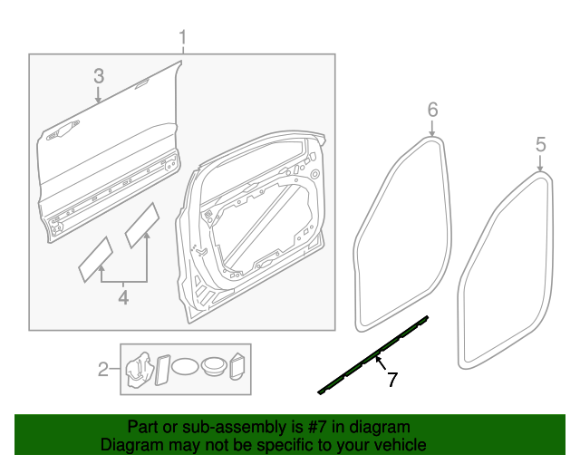 31693182 - Sealing Strip - 2018-2020 Volvo XC60 | Volvo OEM Parts Direct