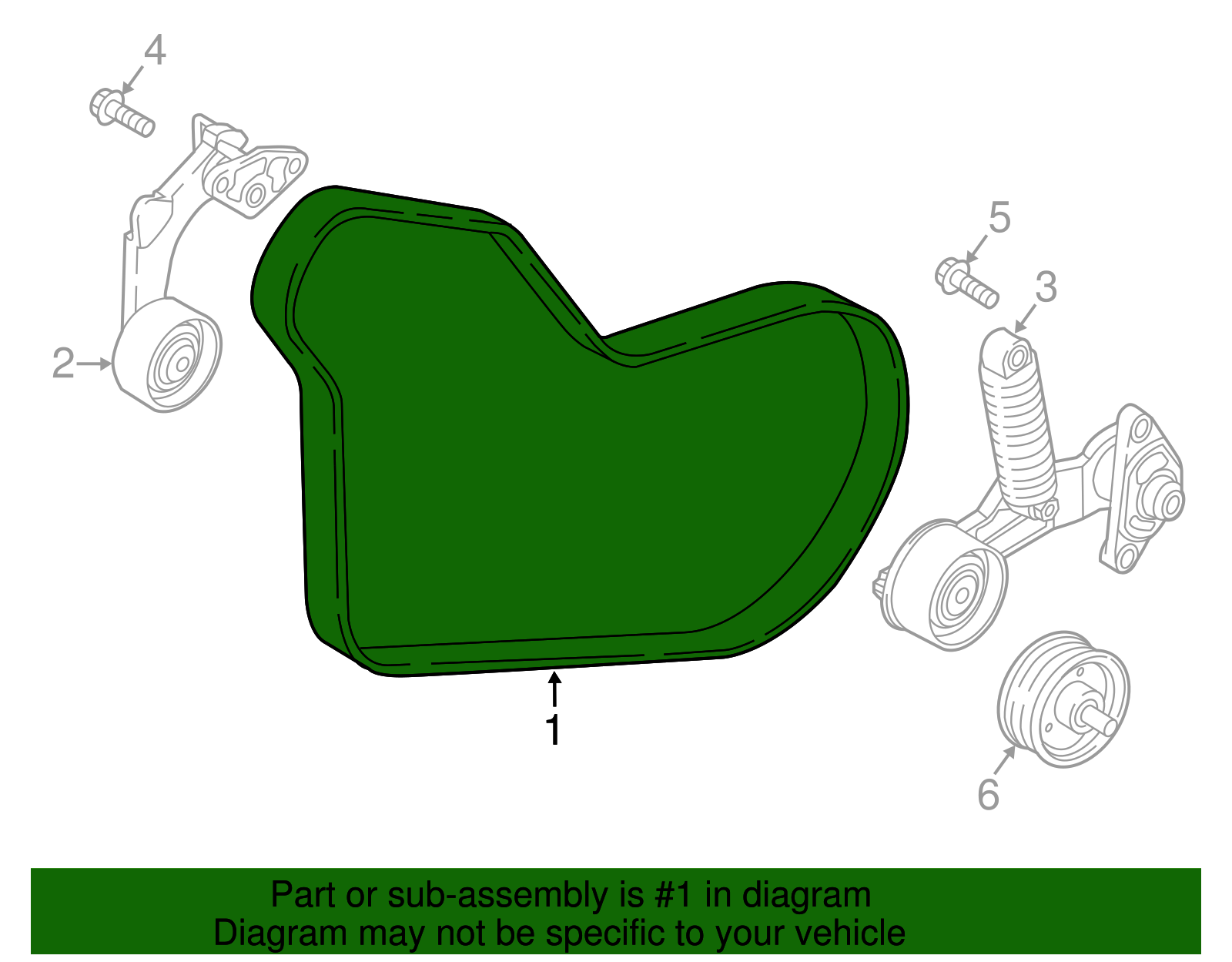 2521203ha0 - 2017-2024 Hyundai - Serpentine Belt | Conicelli Hyundai