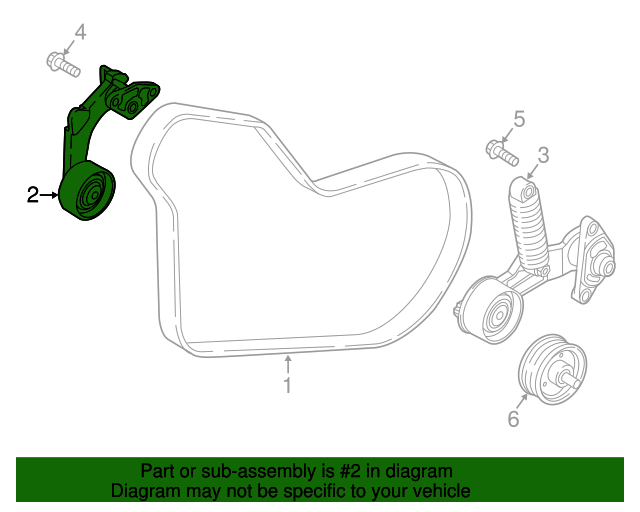 2017-2022 Hyundai Belt Tensioner 25281-03HA0 | OEM Parts Online