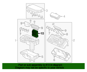 38830-TZ3-A01 - Relay 2016-2023 Honda | Honda Parts Online