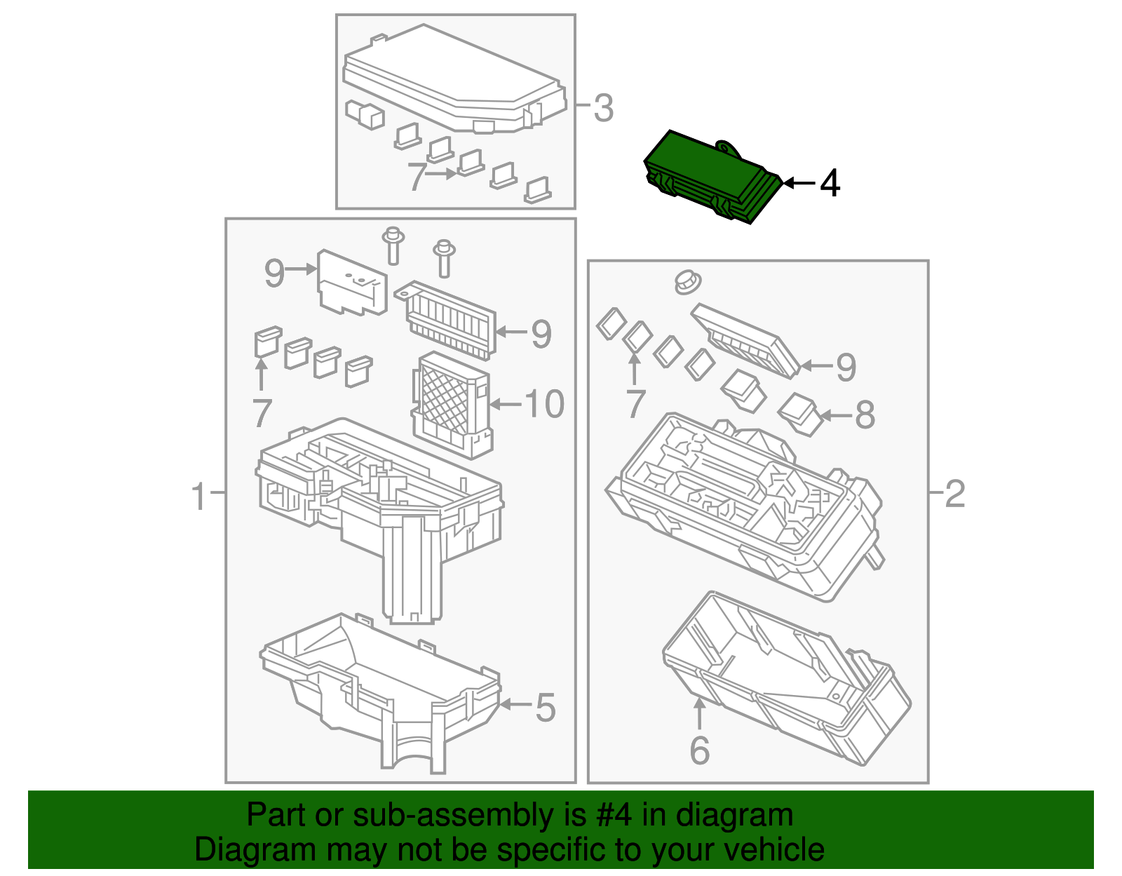 38232-TG7-A01 - 2016-2023 Honda - Cover Sub-Fuse Box (Upper) | Genuine ...
