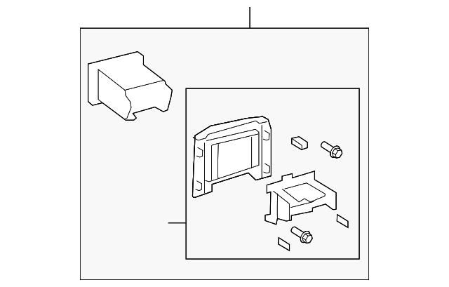 58810-0C050-C0 - Storage Compartment - 2008-2020 Toyota Sequoia ...