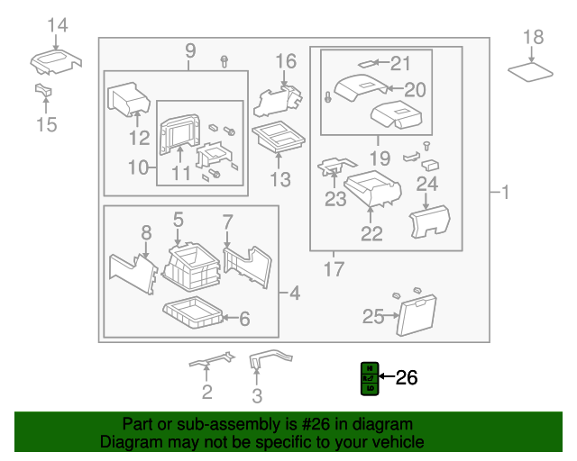 84751-0C081 - Seat Heat Switch - 2008-2022 Toyota Sequoia | OEM Genuine ...
